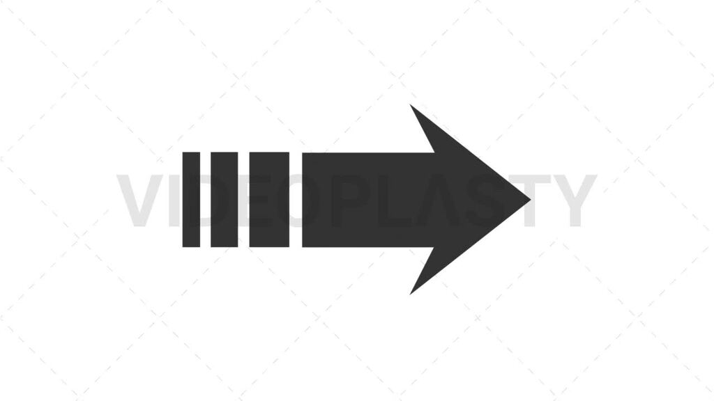 Arrow Pointing Right 3 [Royalty-Free Stock Animation] | VideoPlasty