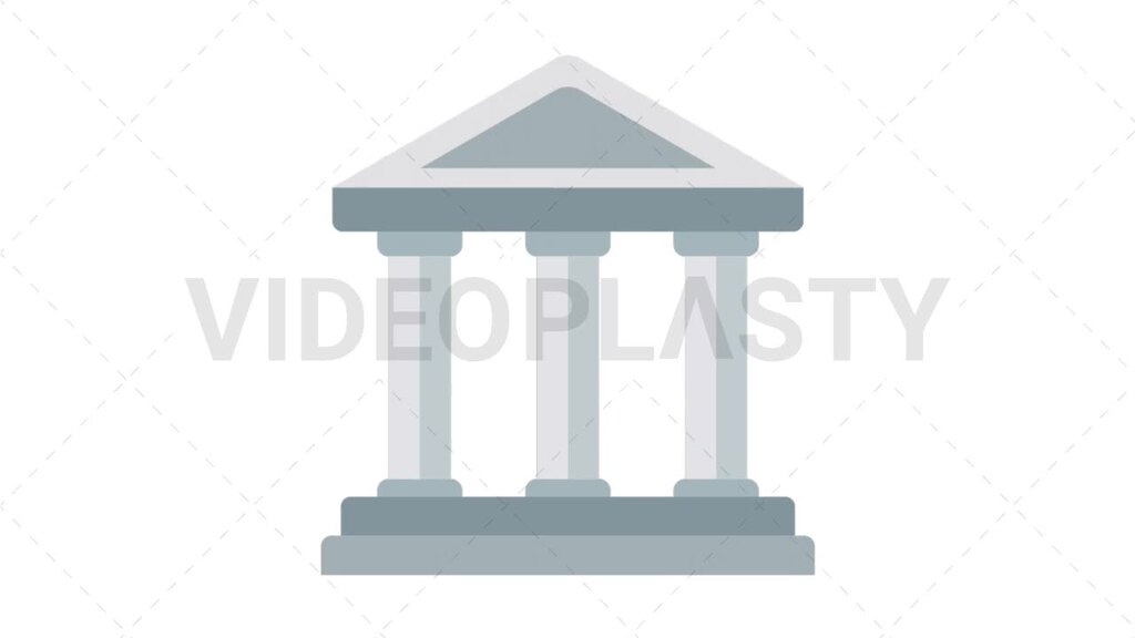 Bank Icon [Royalty-Free Stock Animation] | VideoPlasty