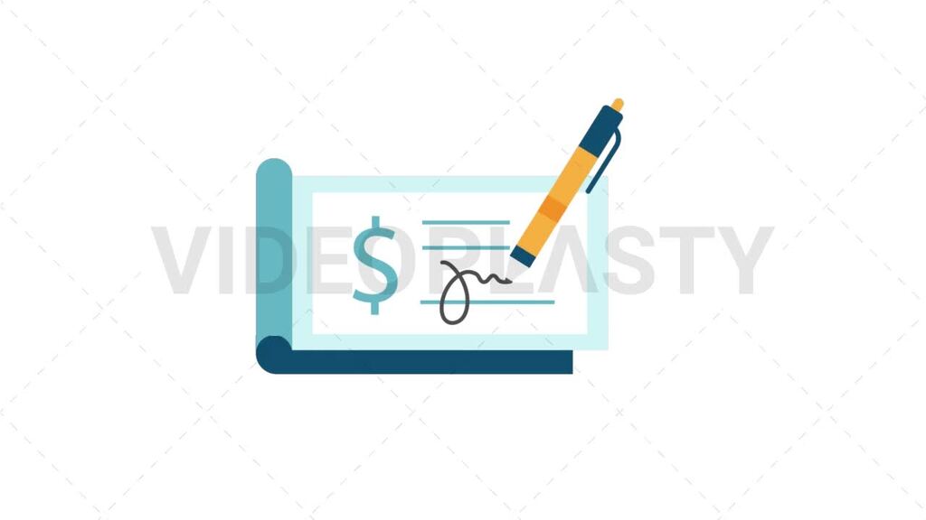 Check Icon - Dollar [Royalty-Free Stock Animation] | VideoPlasty