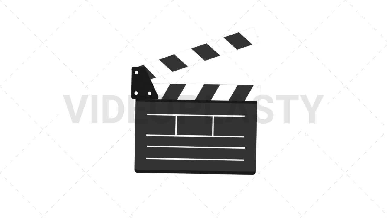 Clapper Board [Royalty-Free Stock Animation] | VideoPlasty