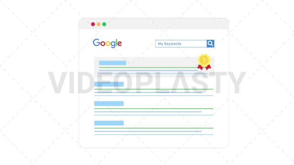Google SEO Ranking [Royalty-Free Stock Animation] | VideoPlasty
