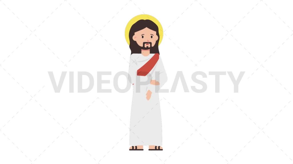 Jesus Sad [Royalty-Free Stock Animation] | VideoPlasty