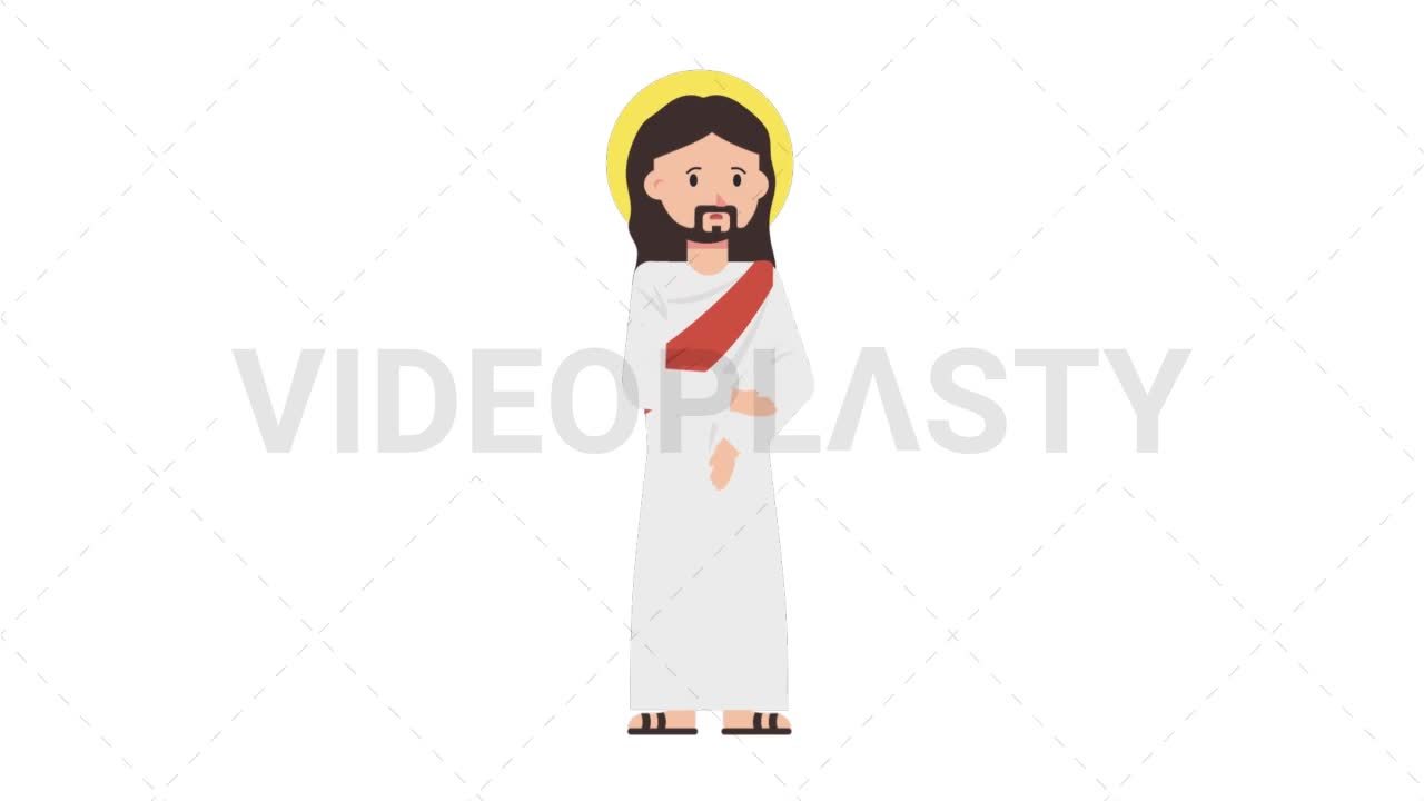 Jesus Sad [Royalty-Free Stock Animation] | VideoPlasty