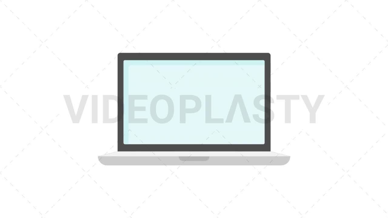 Laptop Icon [Royalty-Free Stock Animation] | VideoPlasty
