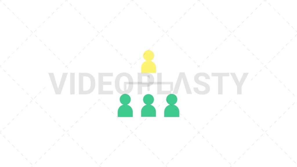 Management Flat Icon [Royalty-Free Stock Animation] | VideoPlasty