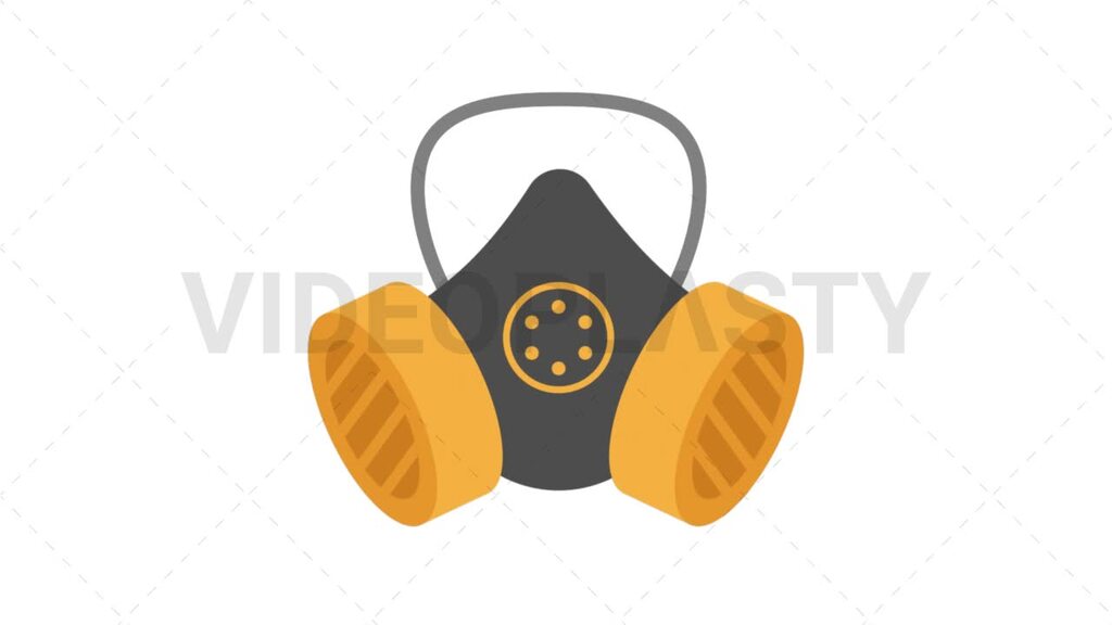 Safety Mask Icon [Royalty-Free Stock Animation] | VideoPlasty