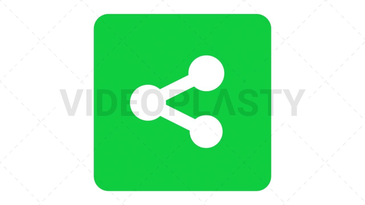 Share Icon [Royalty-Free Stock Animation] | VideoPlasty