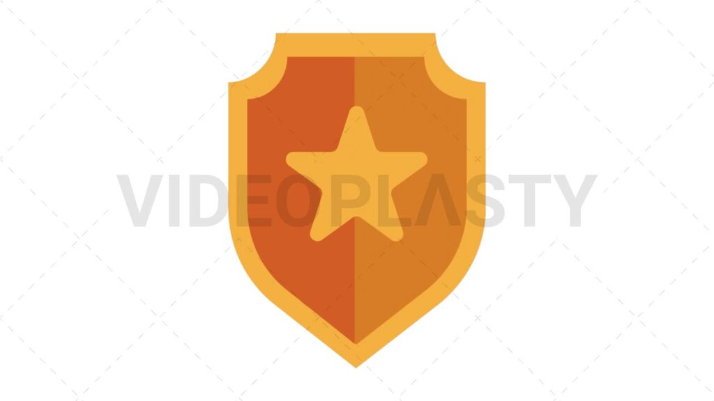 Shield Icon [Royalty-Free Stock Animation] | VideoPlasty