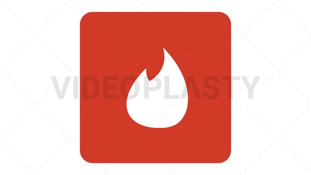 Tinder Icon [Royalty-Free Stock Animation] | VideoPlasty