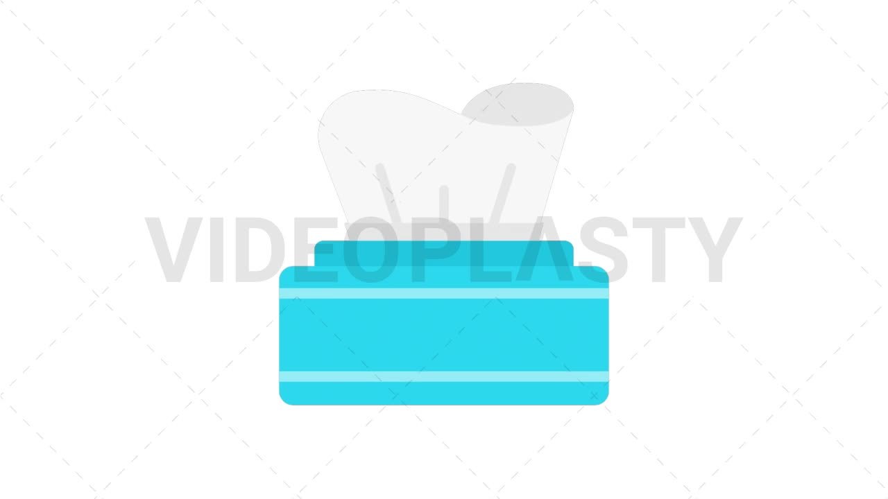 Tissue Box [Royalty-Free Stock Animation] | VideoPlasty