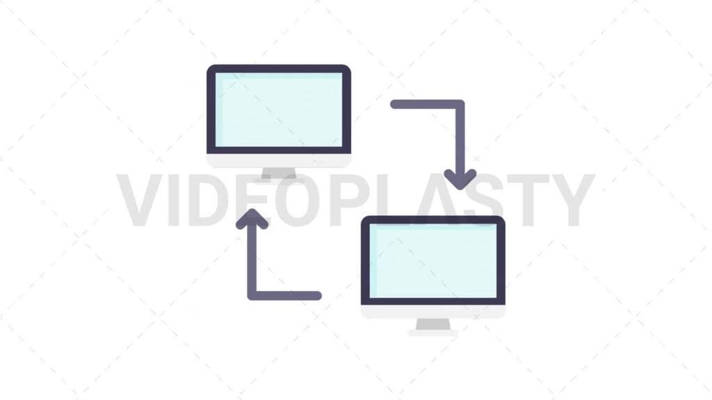 Transfer Icon [Royalty-Free Stock Animation] | VideoPlasty