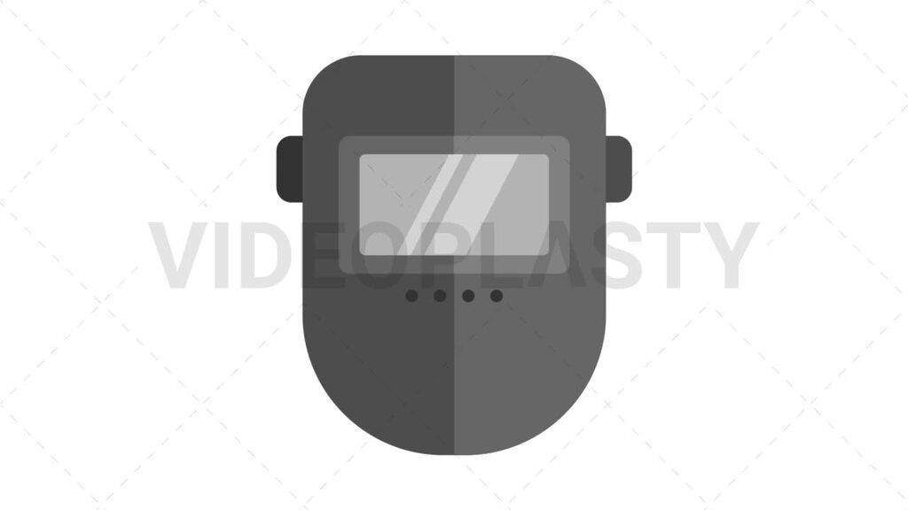 Welding Mask Icon [Royalty-Free Stock Animation] | VideoPlasty