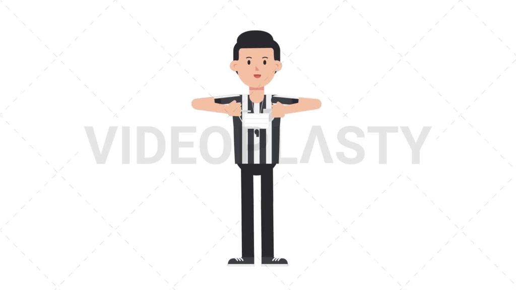 White Male US Referee Putting on Face Mask [Royalty-Free Stock ...