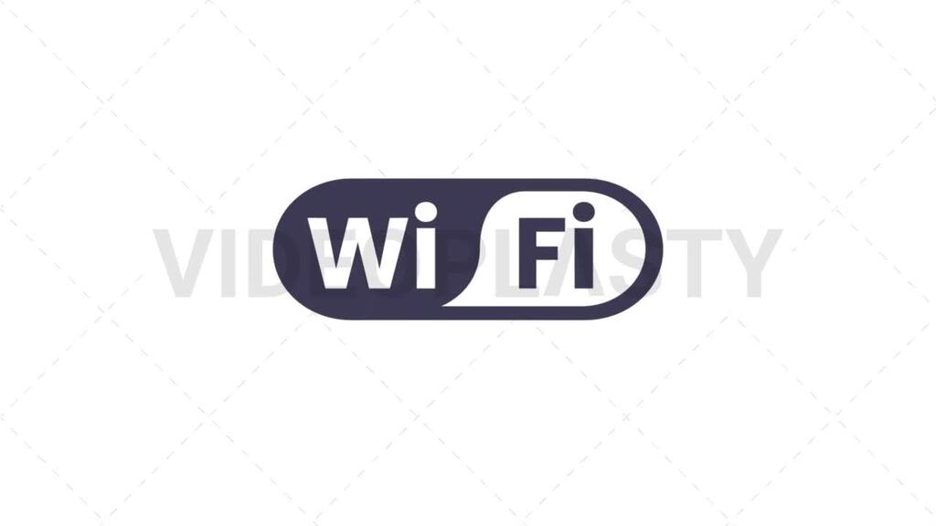 Wi-Fi Icon [Royalty-Free Stock Animation] | VideoPlasty