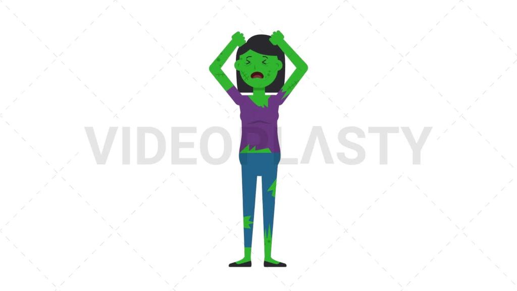 Zombie Woman Stressed [Characters] | VideoPlasty